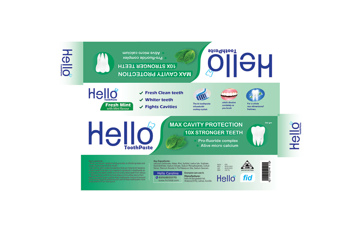 Hello Toothpaste Packaging on Behance :: Behance