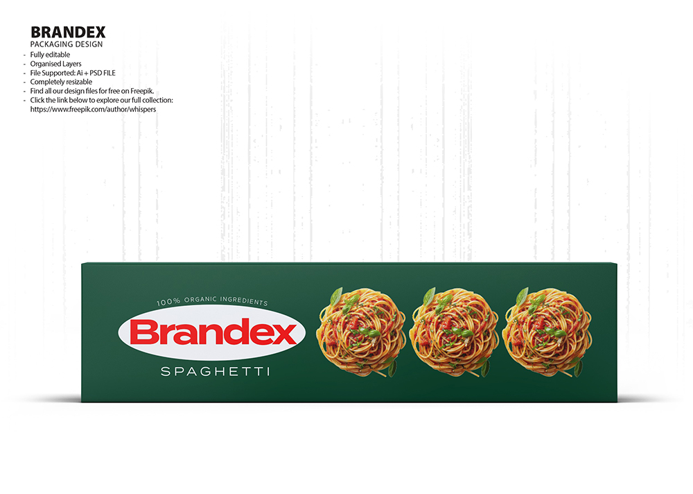 Brandex Spaghetti Packaging Design on Behance :: Behance