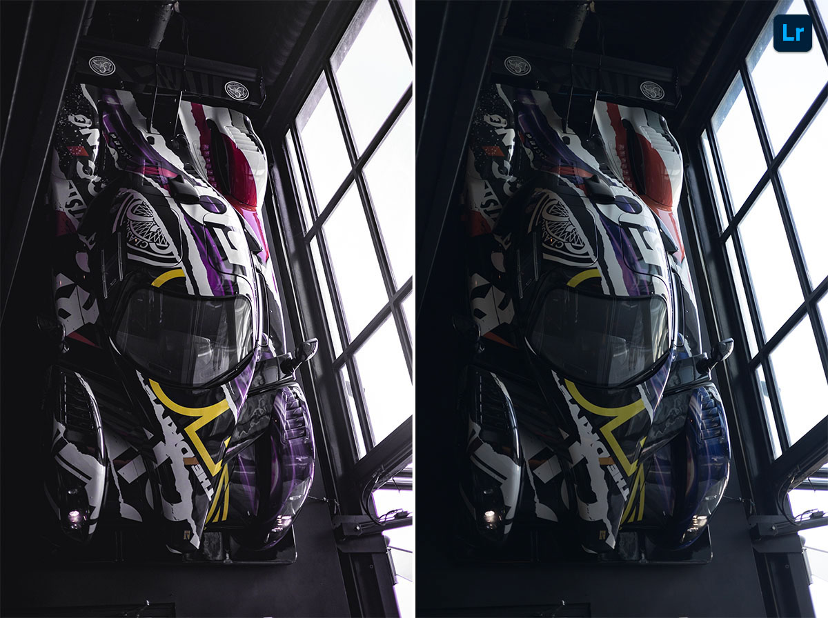 Race car | Edit | Photoshop Lightroom