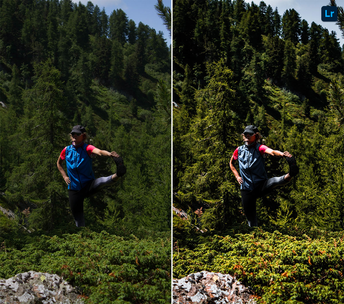 One leg | Edit | Photoshop Lightroom