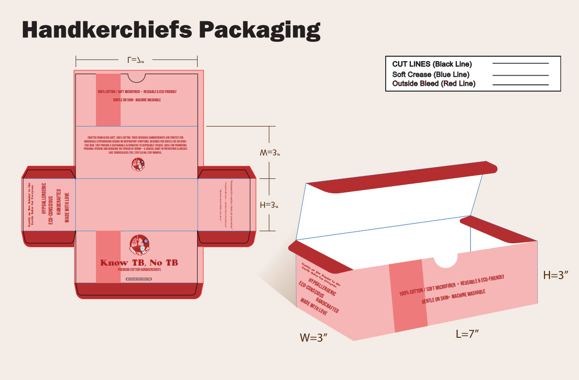 Handkerchief Box Packaging on Behance :: Behance