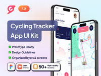 Gowez - Cycling Tracker App UI Kit :: Behance