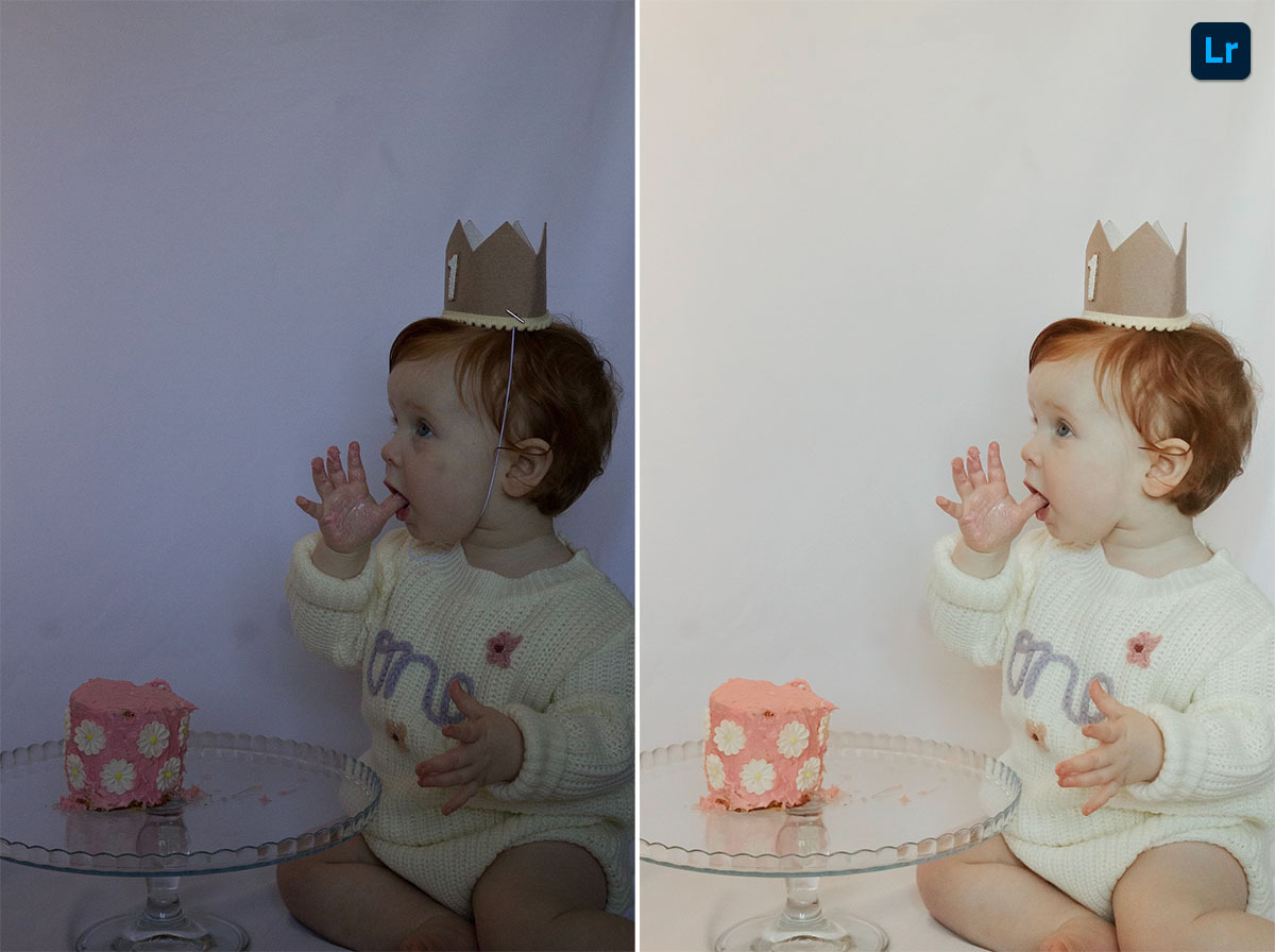 Cake smash | Edit | Photoshop Lightroom