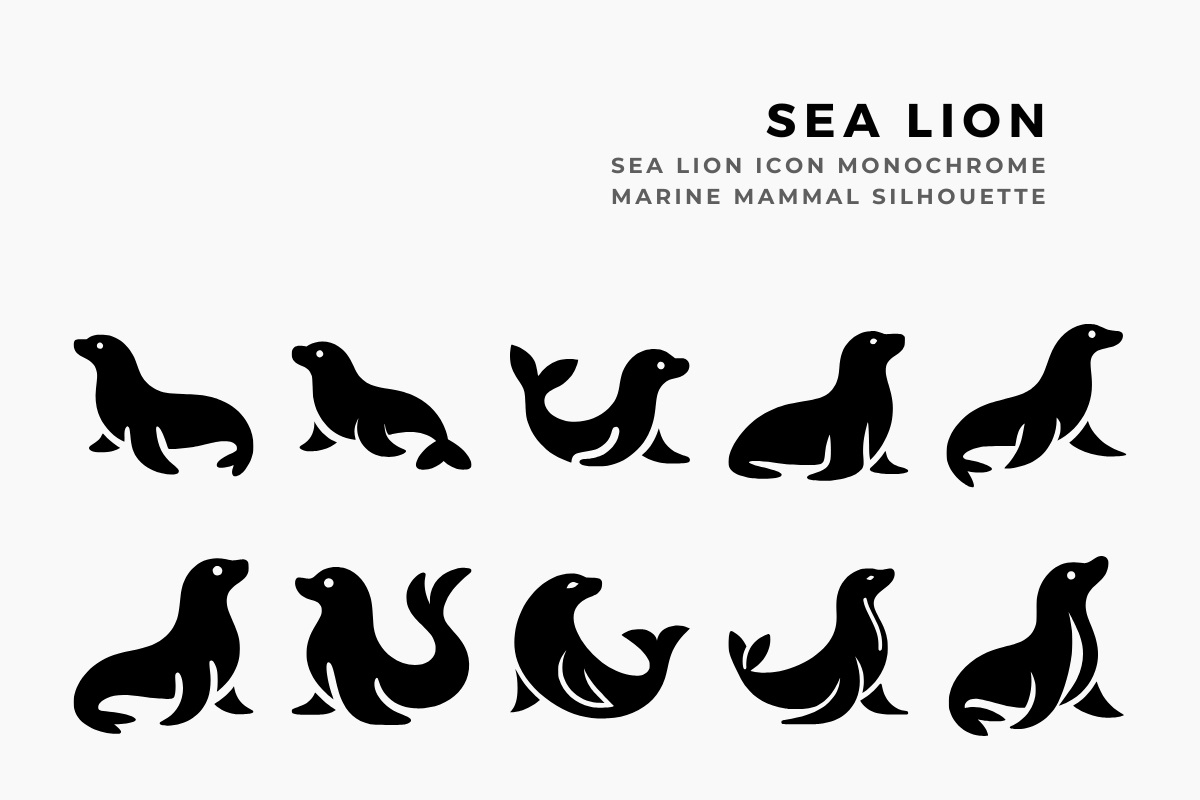 Sea Lion Icon Vector on Behance :: Behance