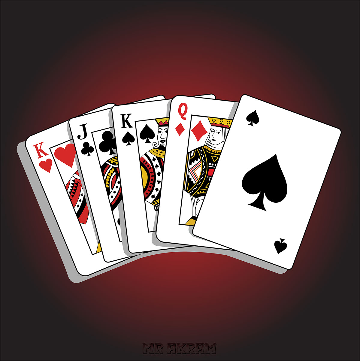 play cards AI file on Behance :: Behance
