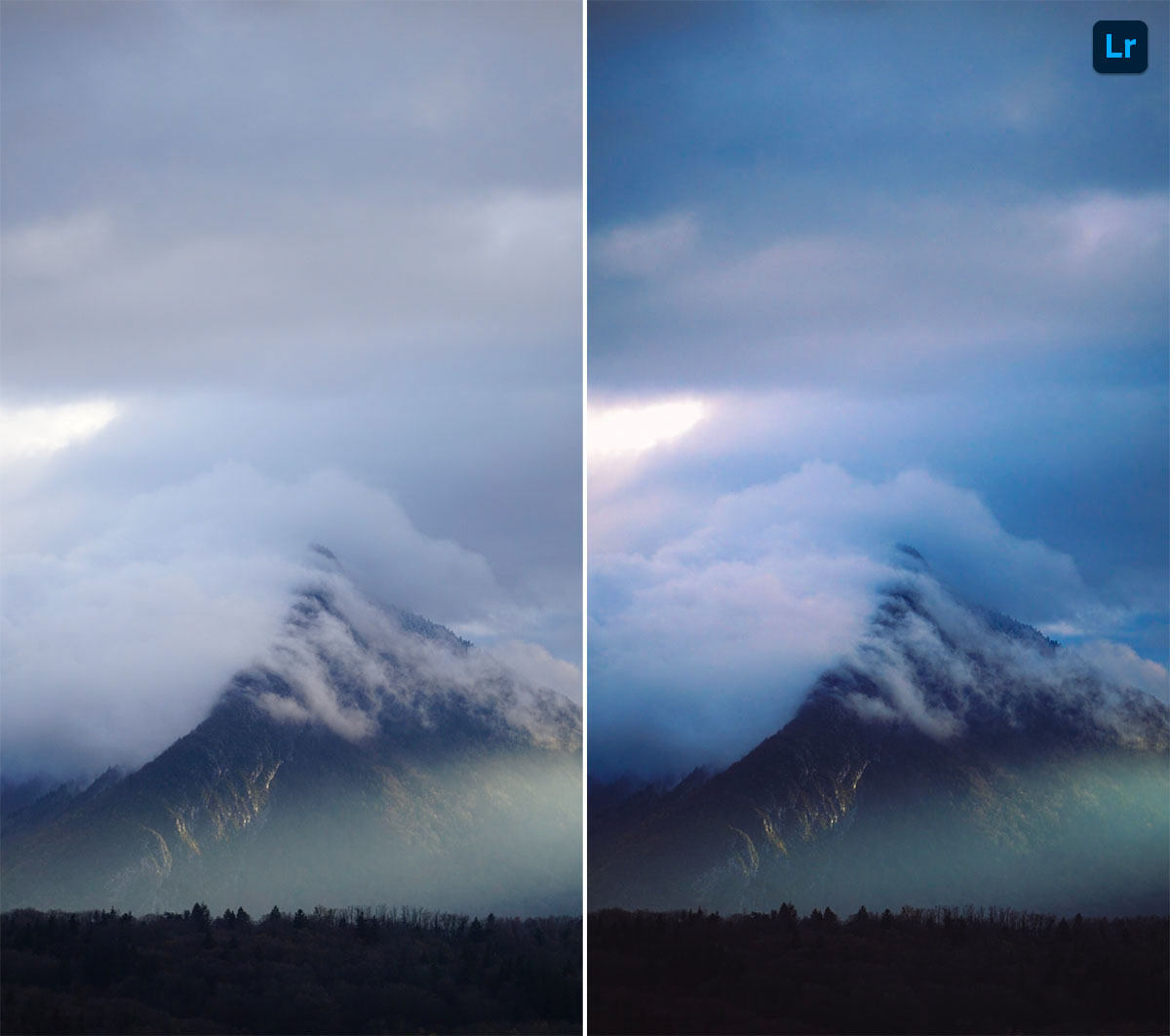 Entrevernes sous la brume | Remix | Photoshop Lightroom