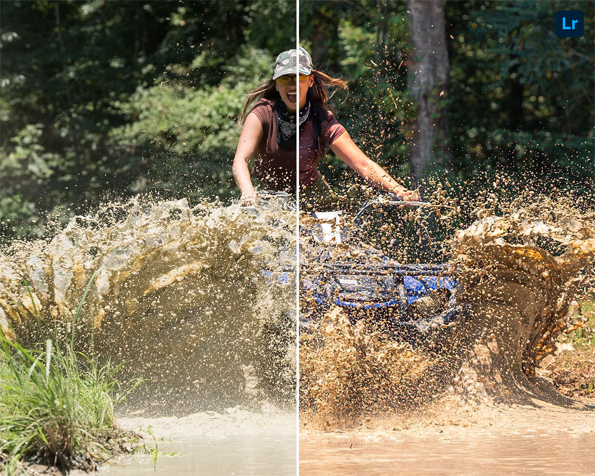 High shutter mud | Edit | Photoshop Lightroom