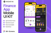 Unfin - Finance App Mobile UI KIT :: Behance