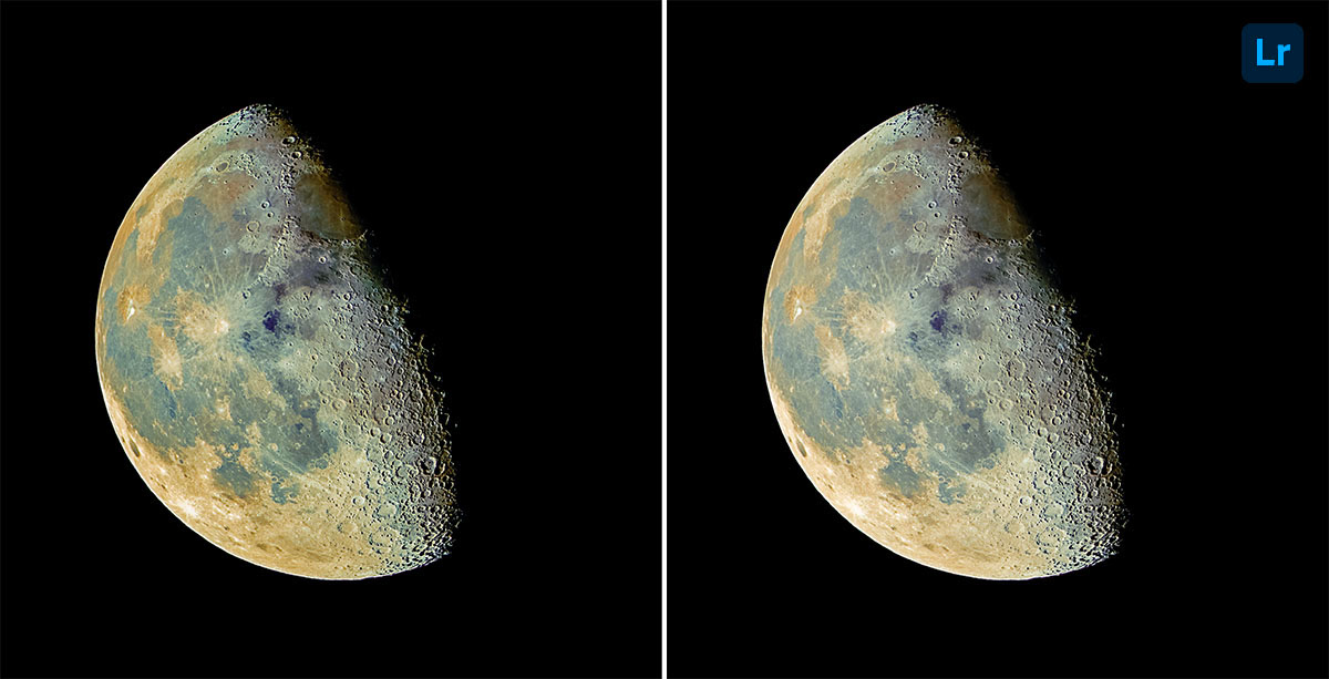 The moon | Edit | Photoshop Lightroom