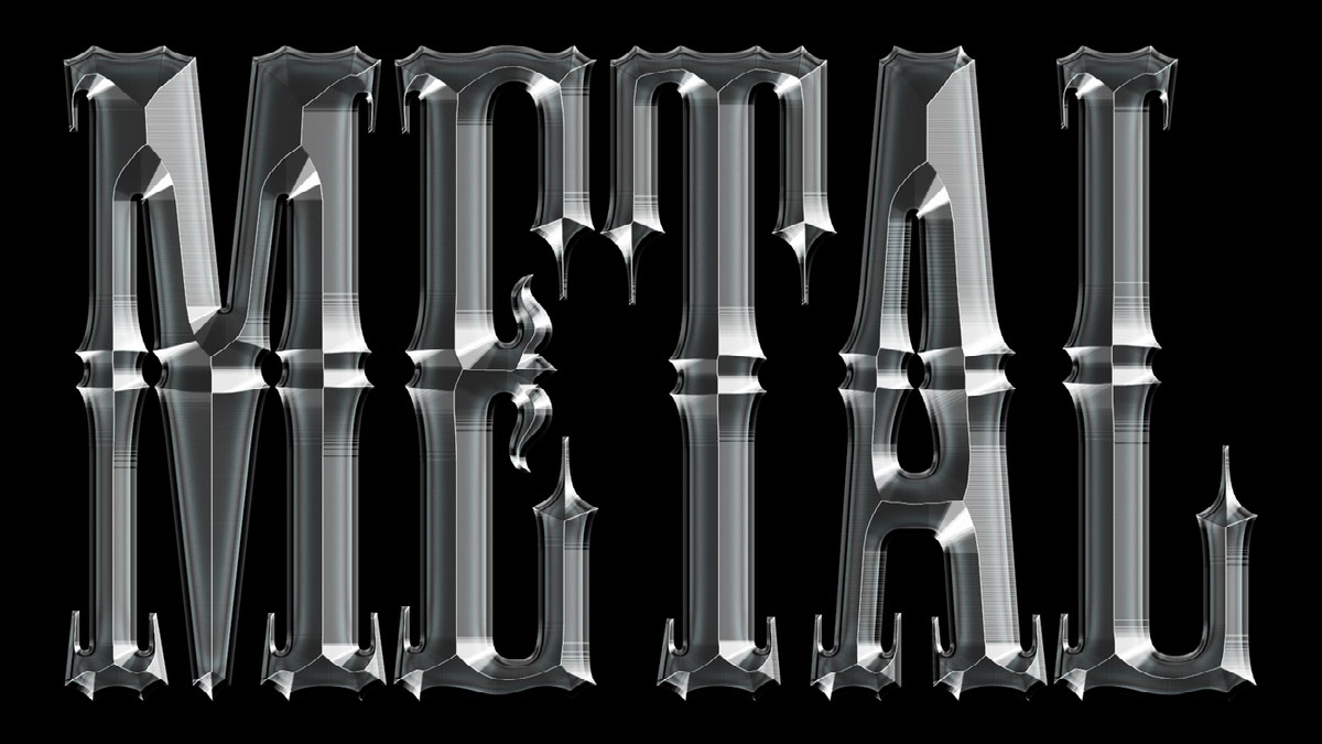 High Quality Chrome Metal Layer Styles on Behance :: Behance