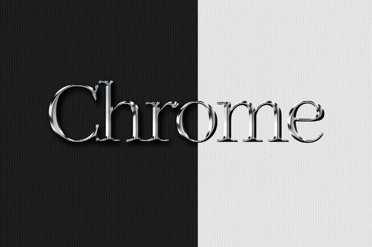High Quality Chrome Metal Layer Styles on Behance :: Behance