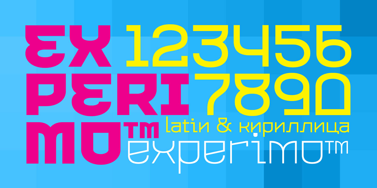 ExperimoDisplaySansTypeSpecimen on Behance :: Behance