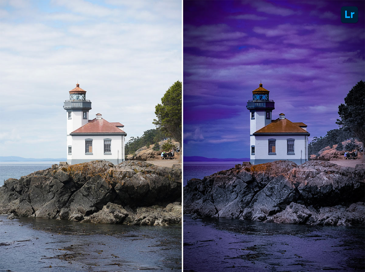 Lighthouse | Remix | Photoshop Lightroom