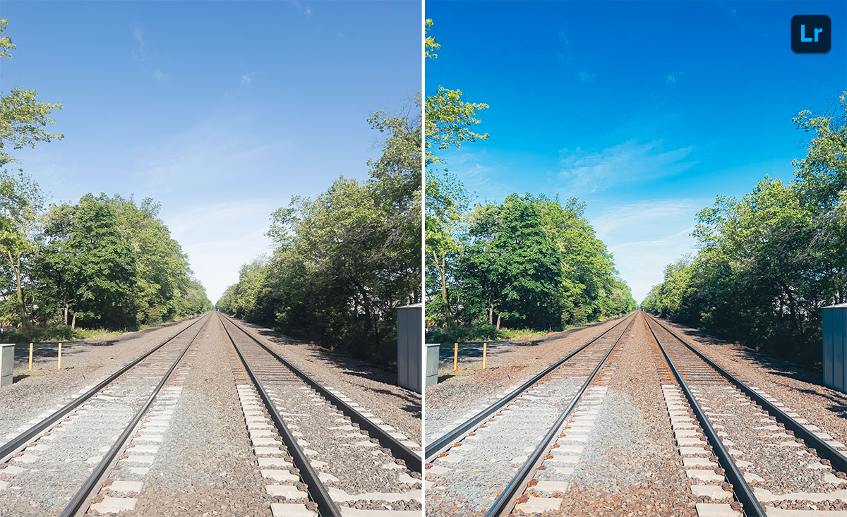 Train track | Remix | Photoshop Lightroom