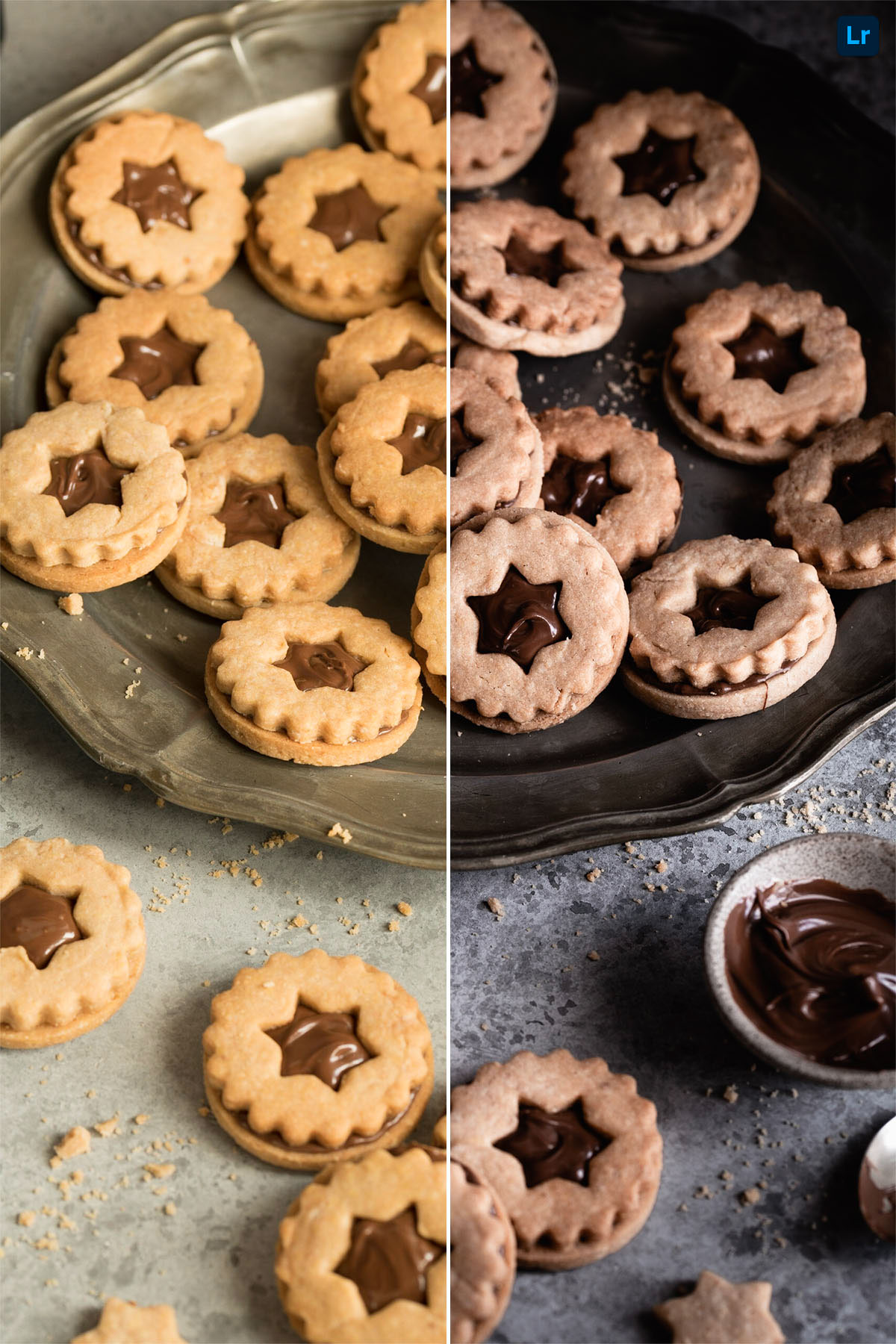 Hazelnut cookies complementary | Edit | Photoshop Lightroom