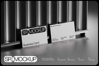 Free Business Card Mockup - Metallism 02 :: Behance