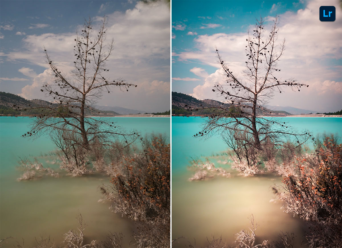 Blue lake | Edit | Photoshop Lightroom