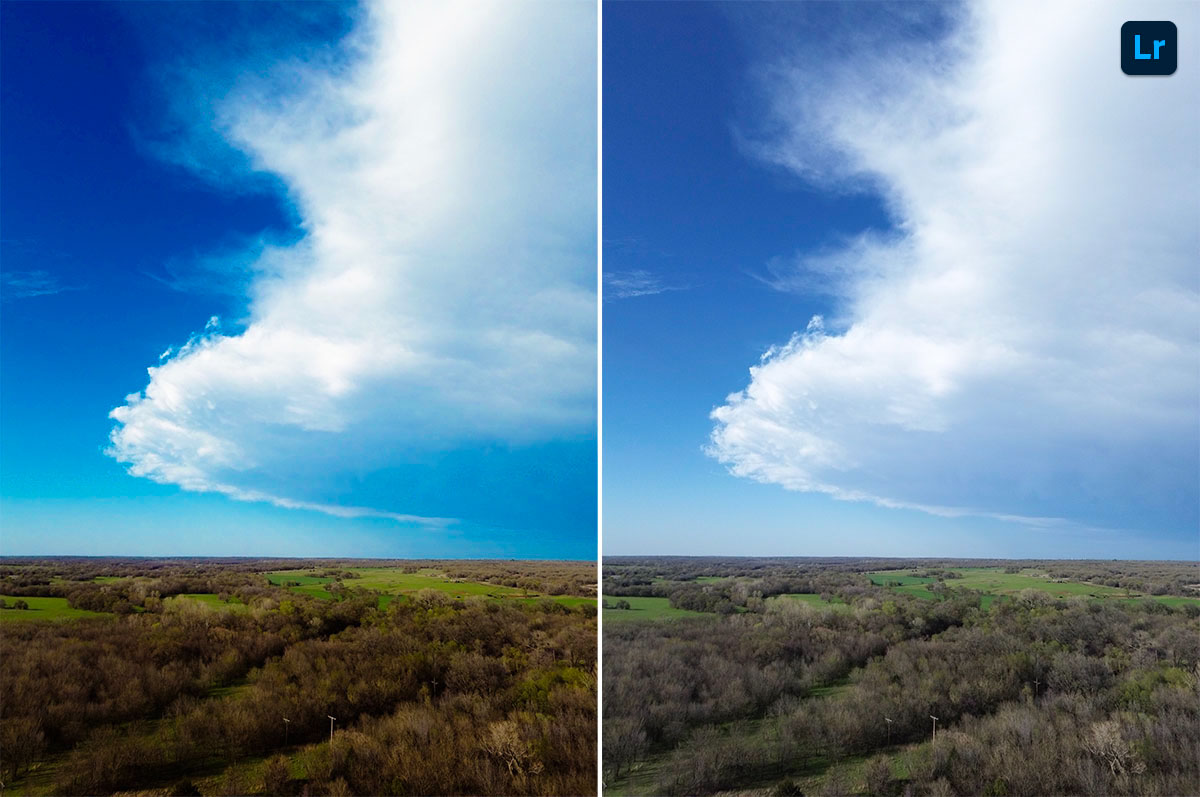 Tail of the Oklahoma Thunderstorm | Edit | Photoshop Lightroom