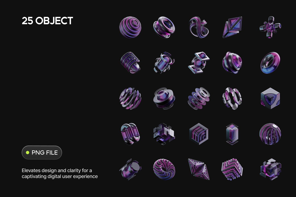 3D Chrome Modern Object Personal on Behance :: Behance