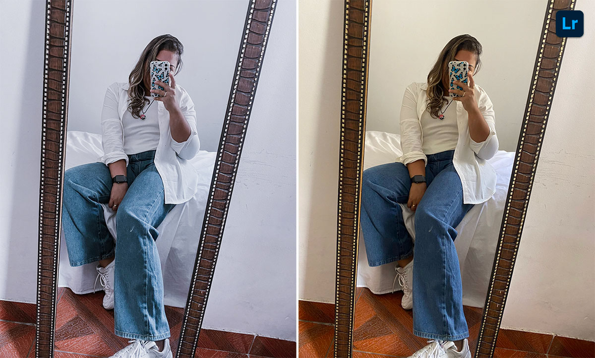 Selfie mirror | Edit | Photoshop Lightroom