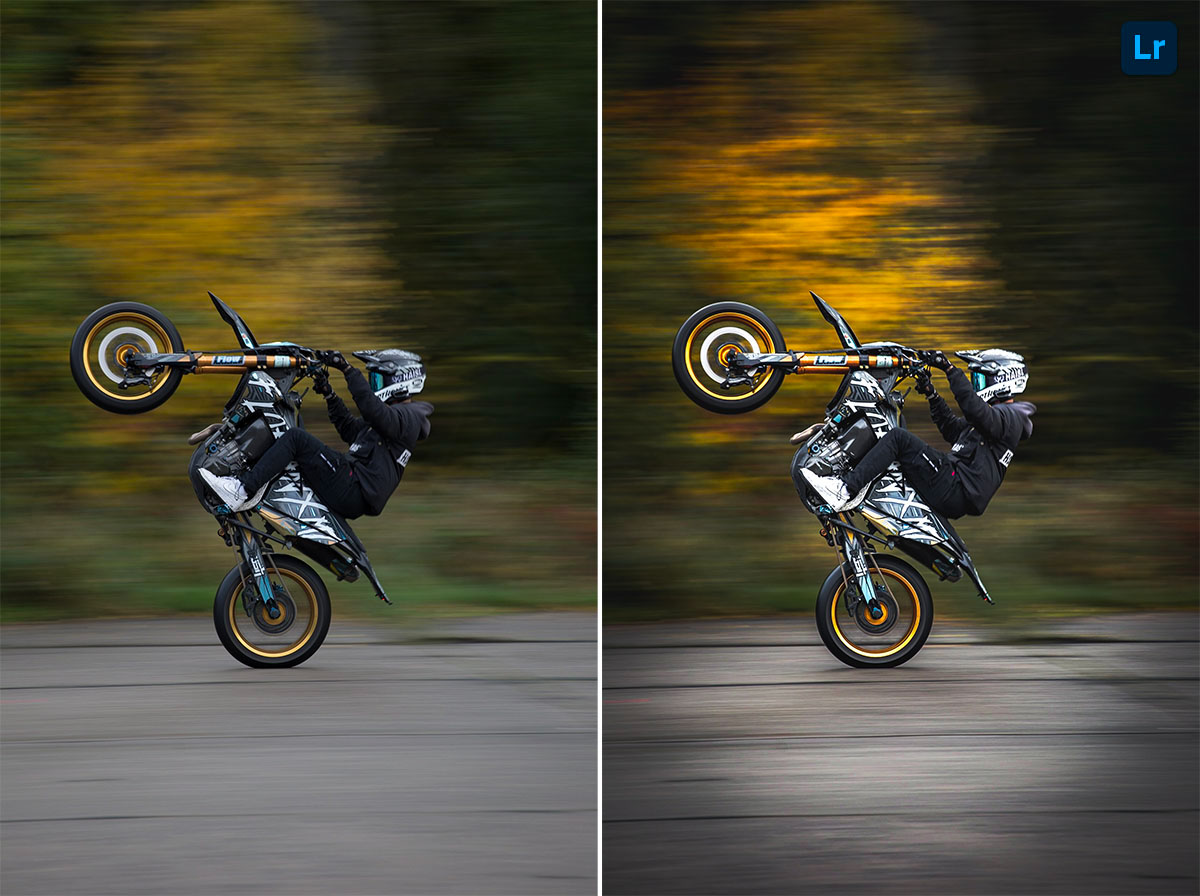 Low shutter speed Wheelie | Remix | Photoshop Lightroom