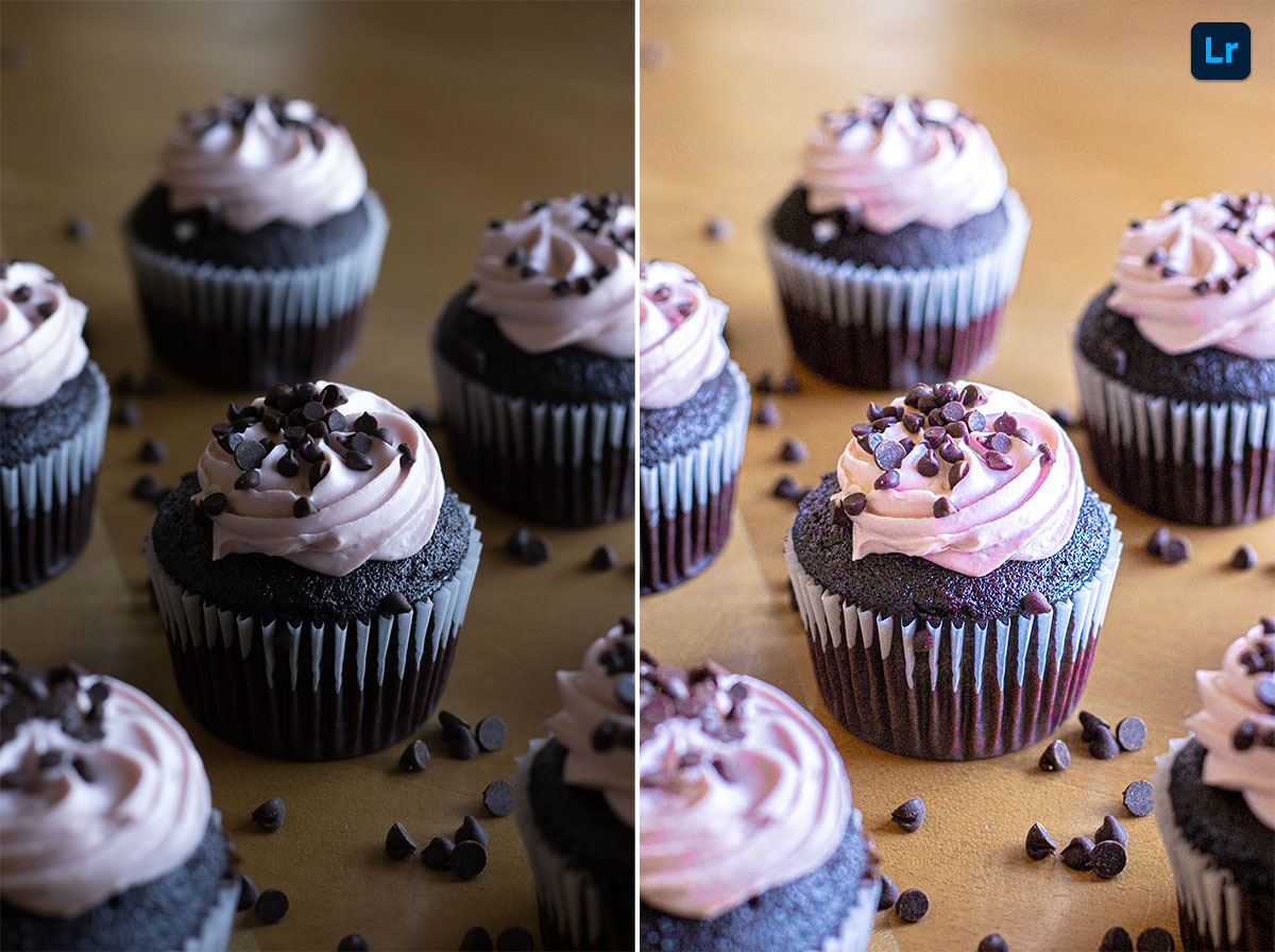 Neapolitan cupcakes Photos | Remix | Photoshop Lightroom