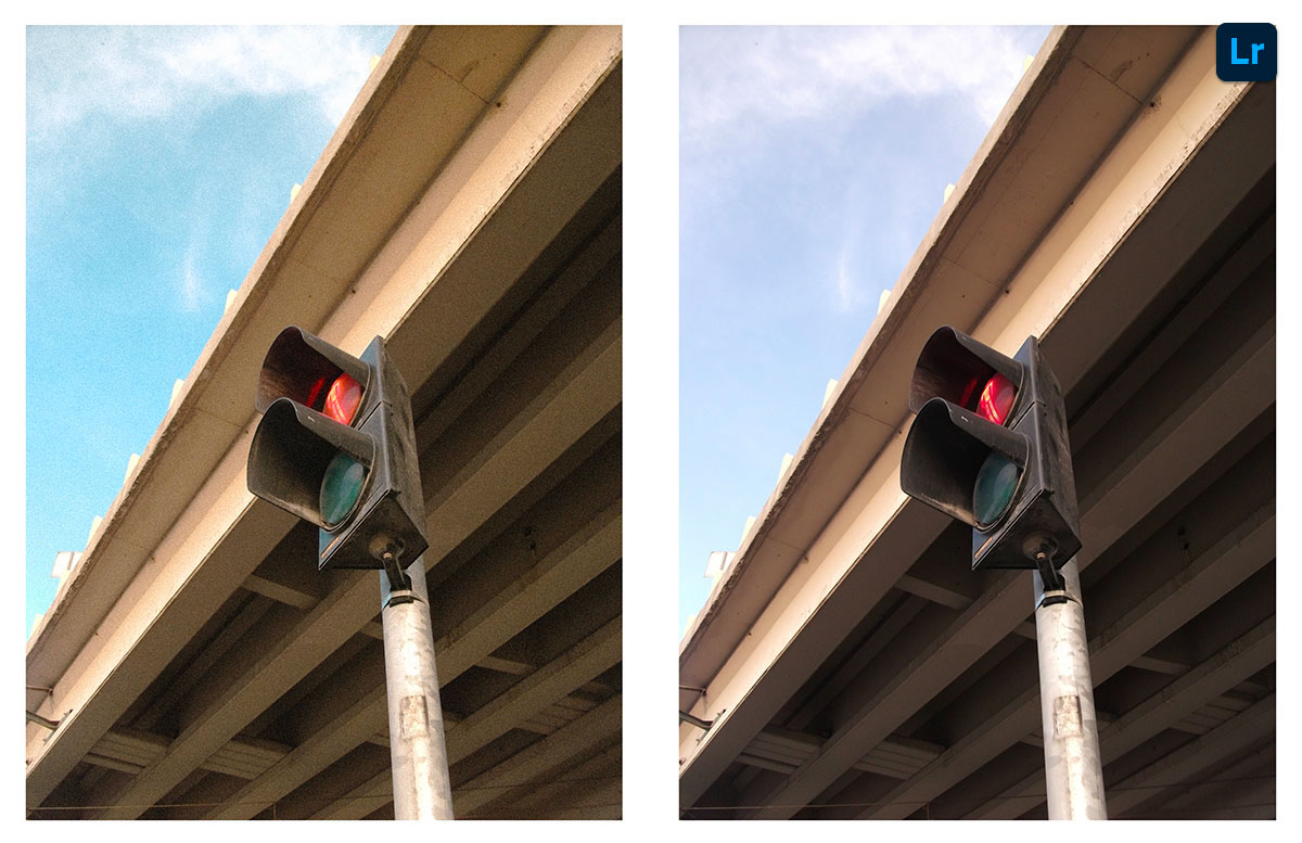 Traffic lamp | Edit | Photoshop Lightroom