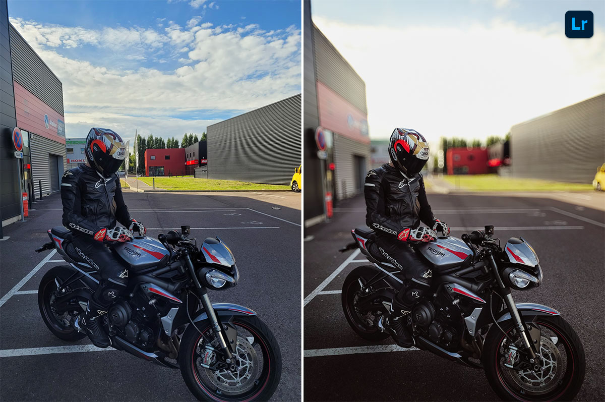 Portrait Motorcycle | Remix | Photoshop Lightroom