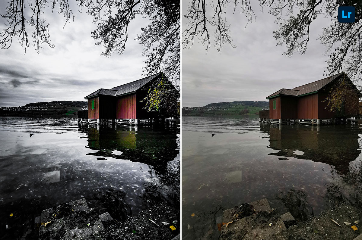 House on the Lake | Remix | Photoshop Lightroom