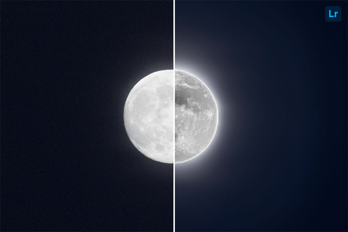 Glowing Moon | Edit | Photoshop Lightroom