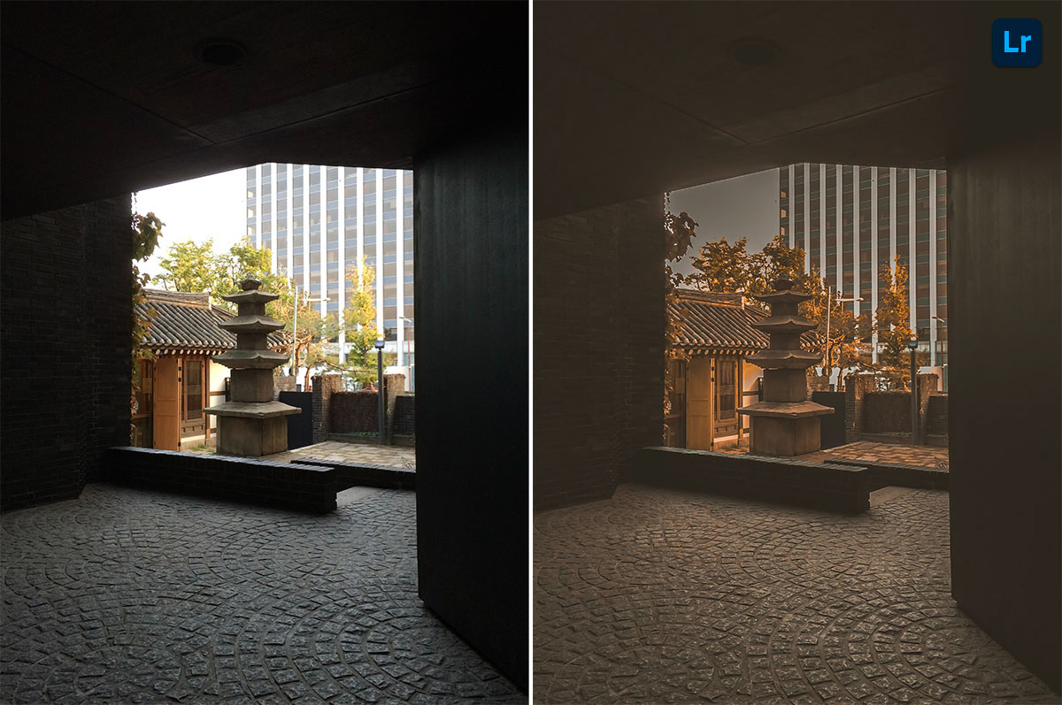 Stone pagoda | Remix | Photoshop Lightroom