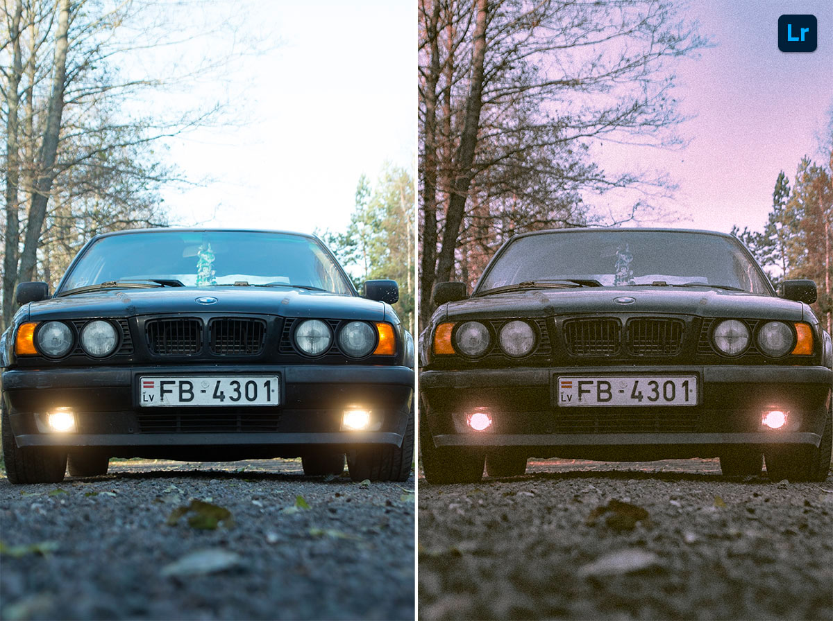 Black beamer | Remix | Photoshop Lightroom