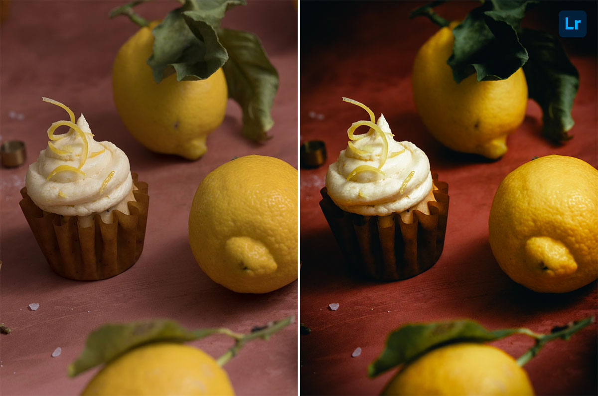 Italian lemon 🍋 cupcakes 🧁 | Remix | Photoshop Lightroom