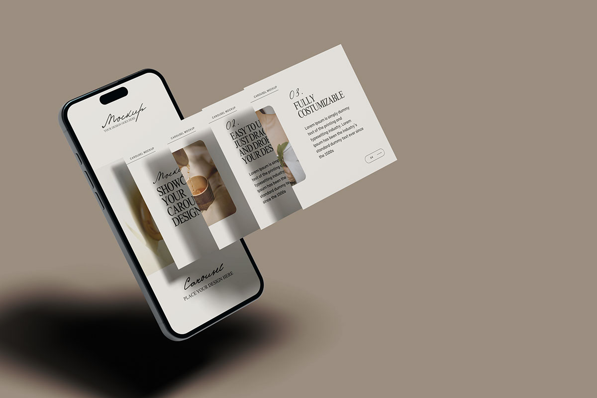 Square Carousel Mockup on Behance :: Behance