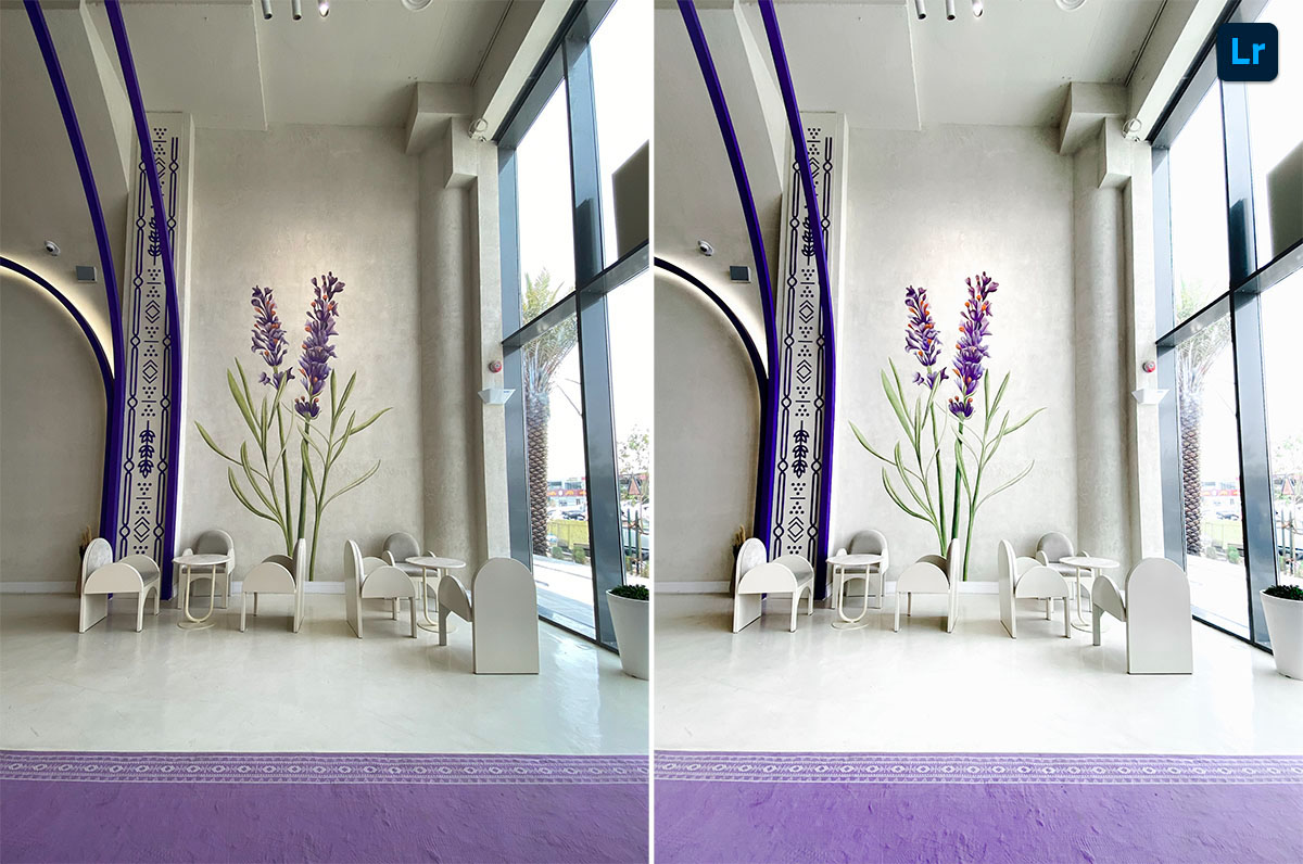 Filter Color white | Edit | Photoshop Lightroom