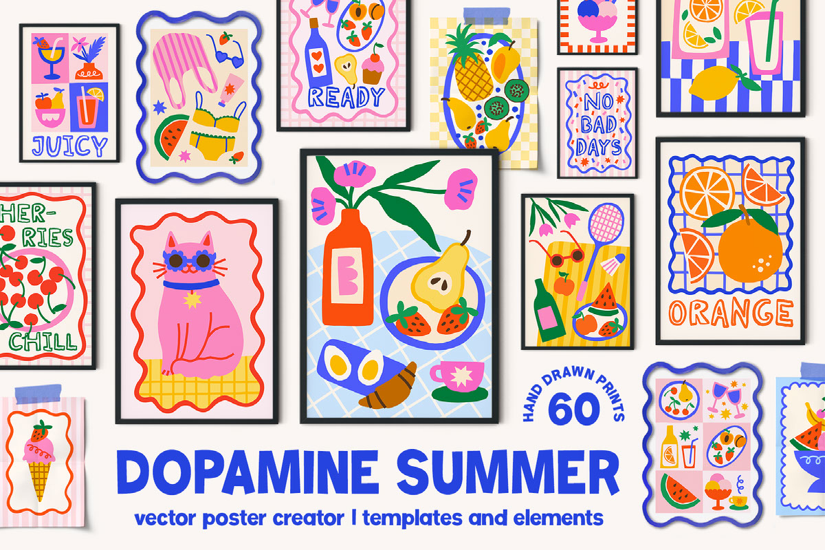 Dopamine Summer Poster Creator on Behance :: Behance