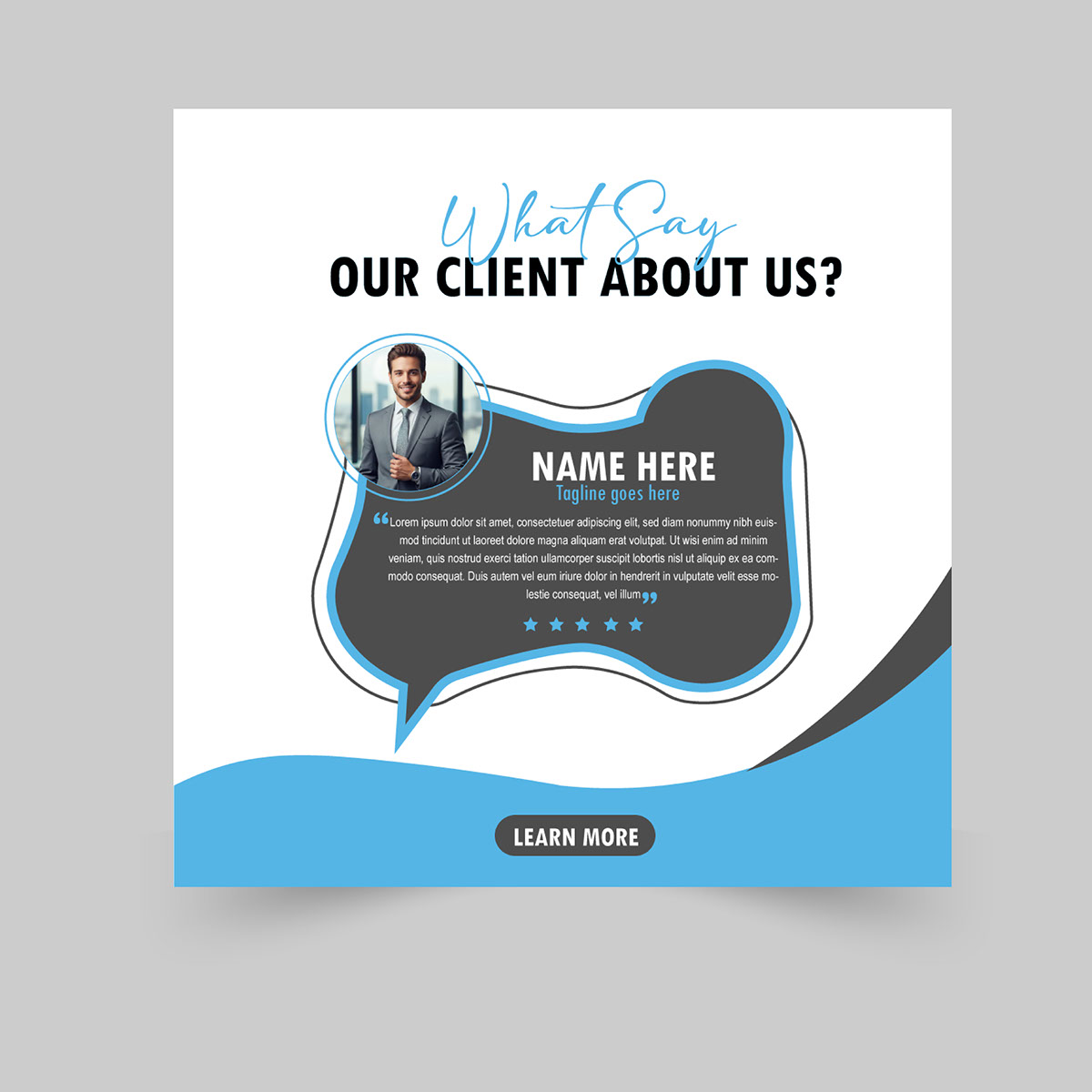 Modern Client Testimonial Templates on Behance :: Behance