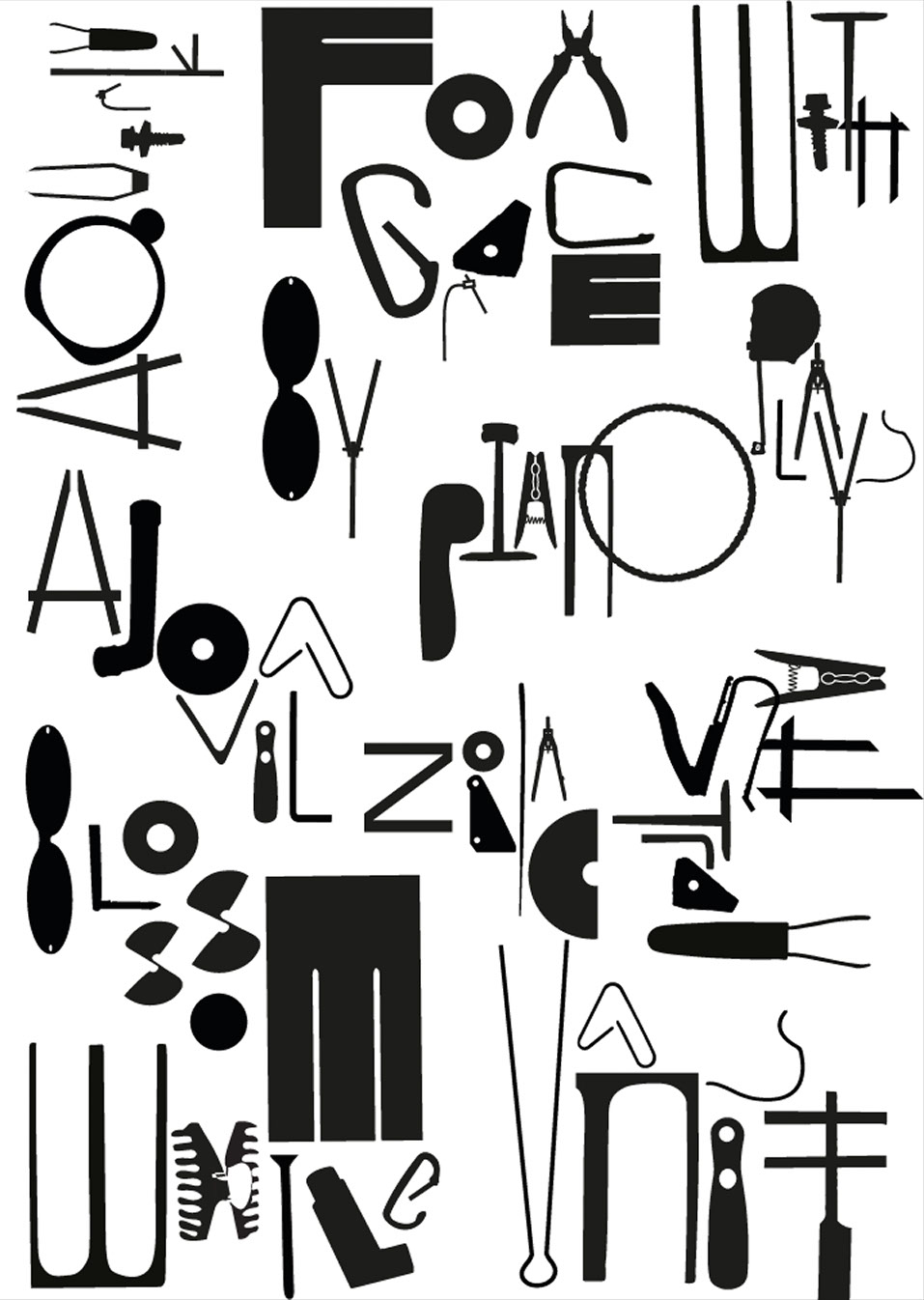 Objectified When Letters Become Objects on Behance :: Behance