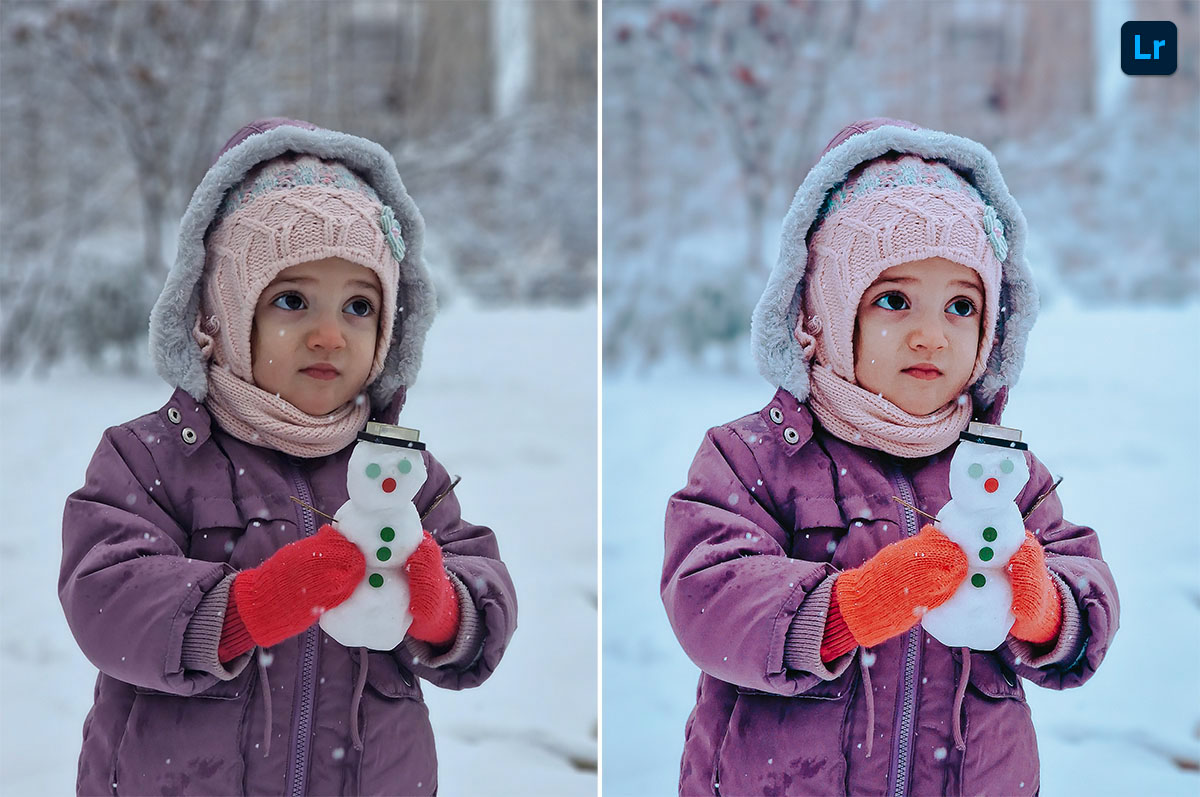 Little snowman | Edit | Photoshop Lightroom