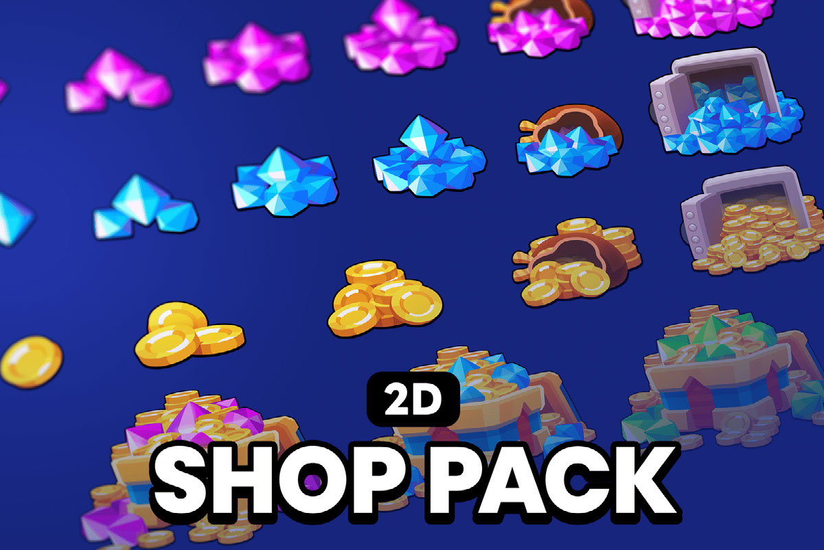 2D Icons - Shop Pack on Behance :: Behance