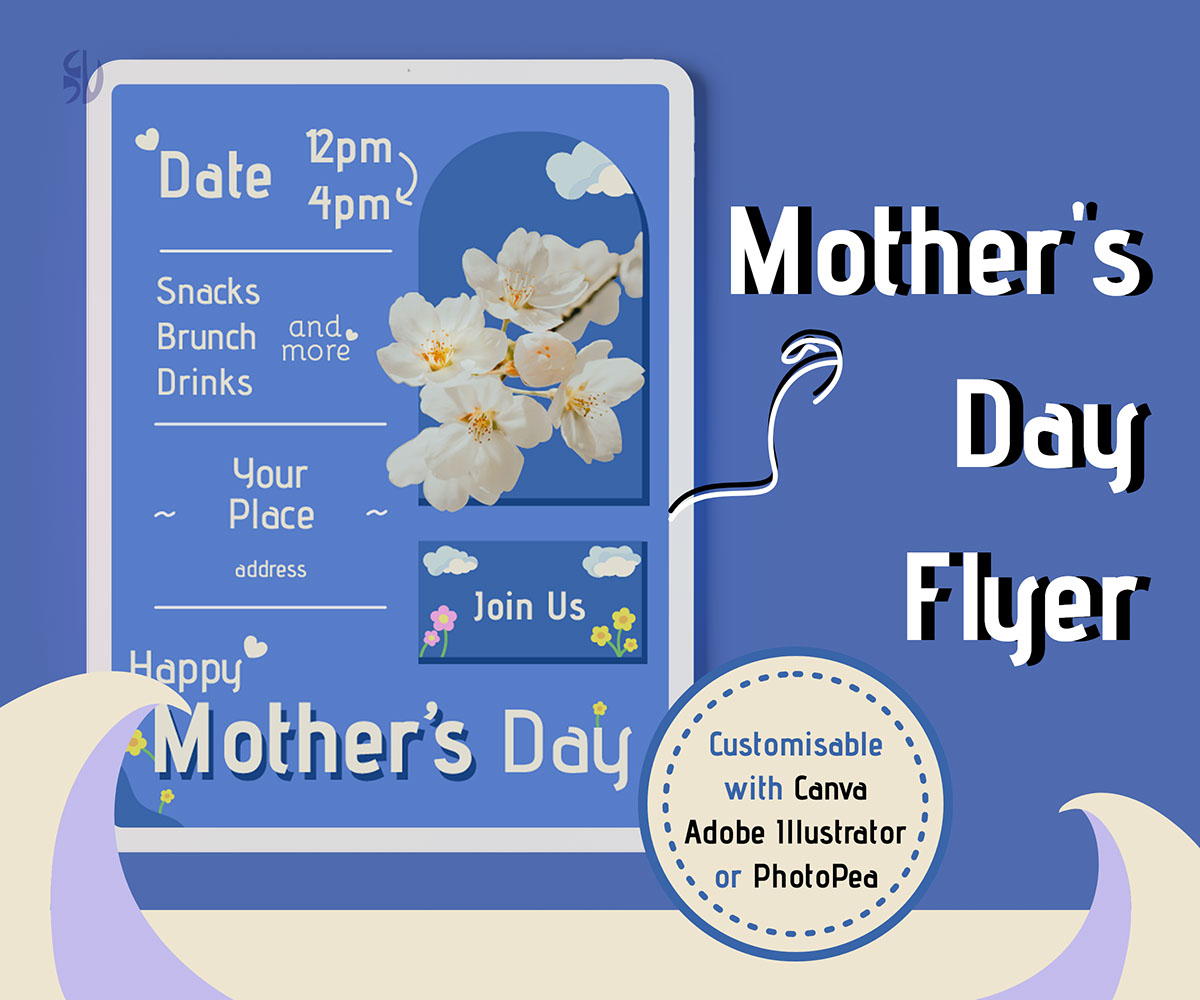 Mothers Day Editable Template on Behance :: Behance