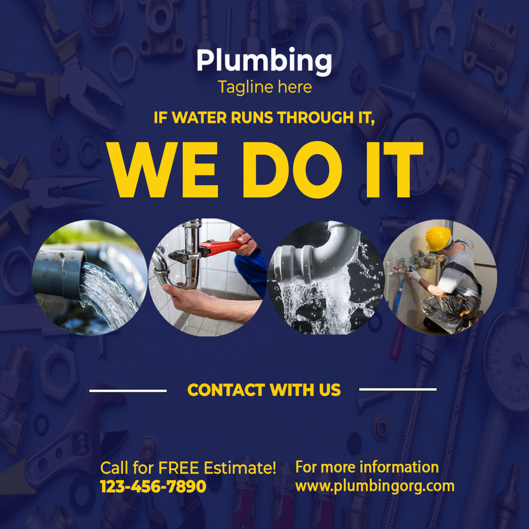 Plumbing social media post design on Behance :: Behance