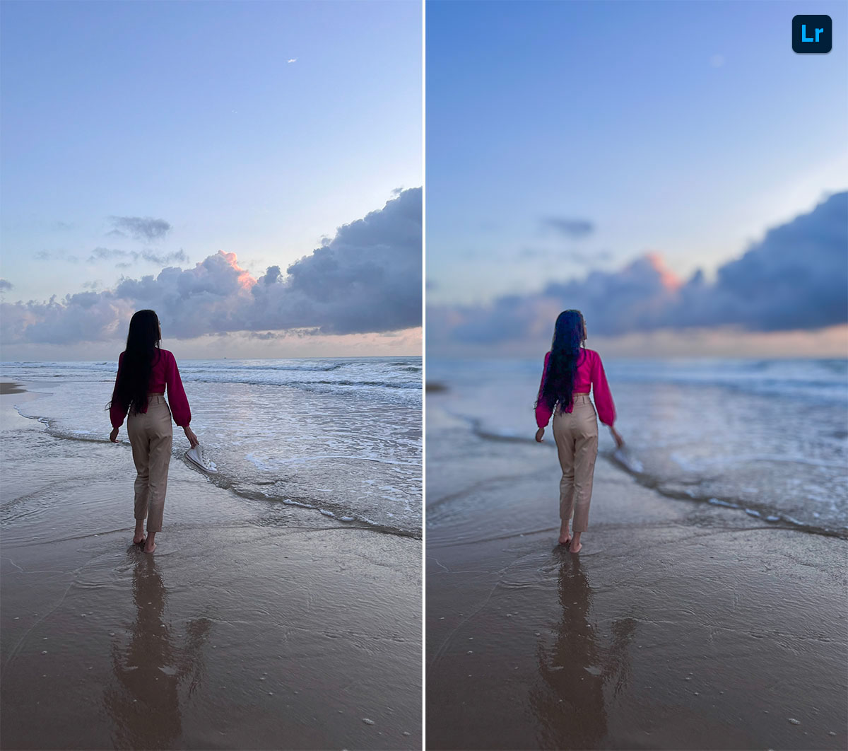 E o mar | Remix | Photoshop Lightroom