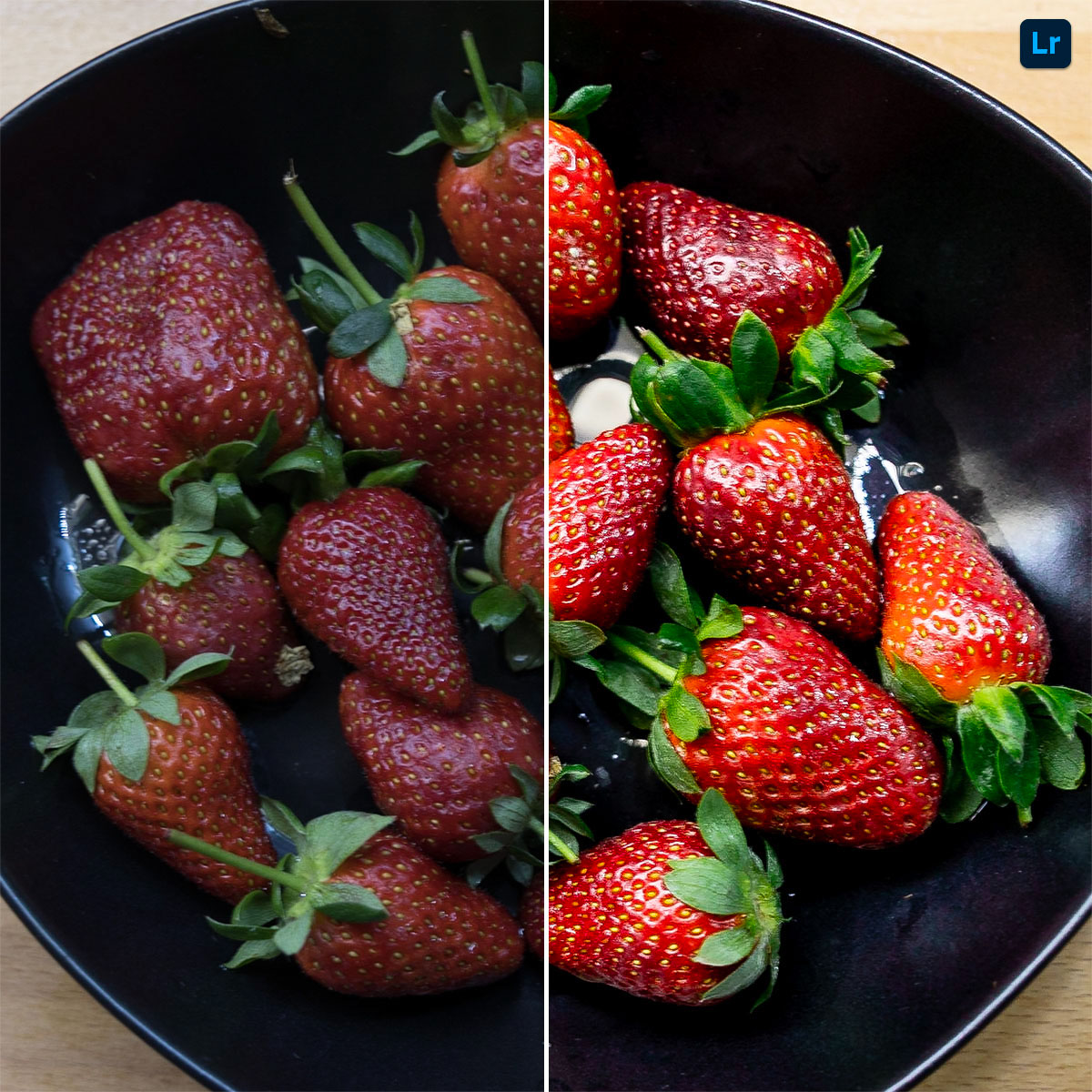 bowl of strawberries | Remix | Photoshop Lightroom