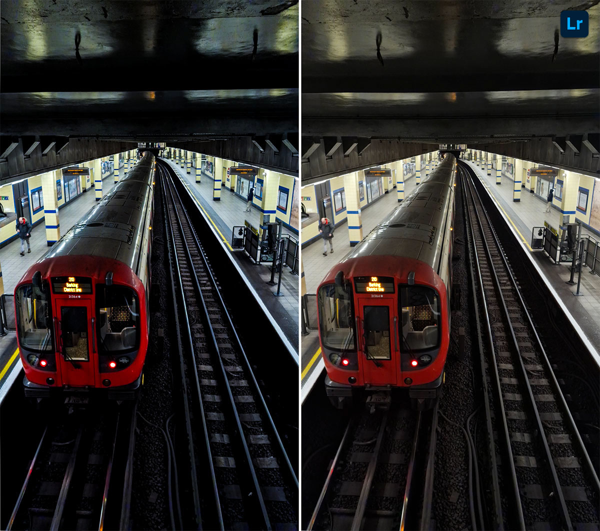 London Underground | Edit | Photoshop Lightroom