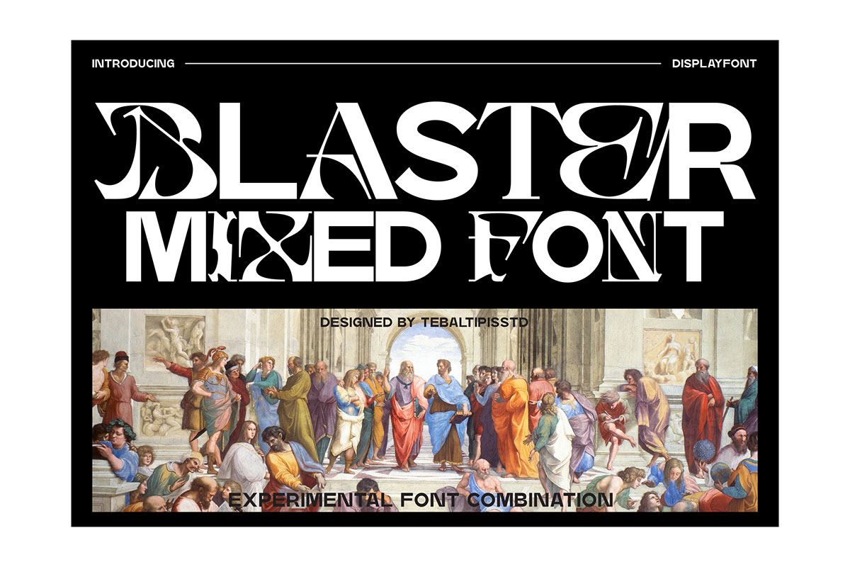 Blaster Display Font on Behance :: Behance