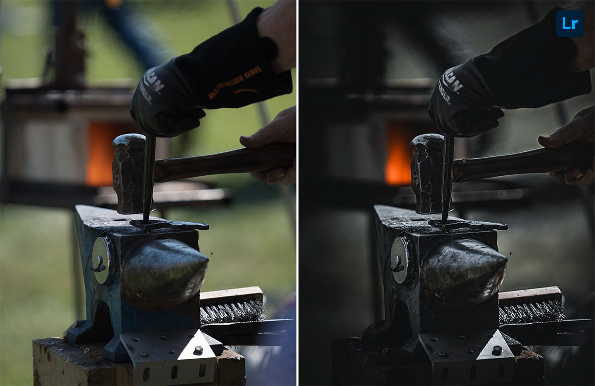Hammer and anvil | Edit | Photoshop Lightroom