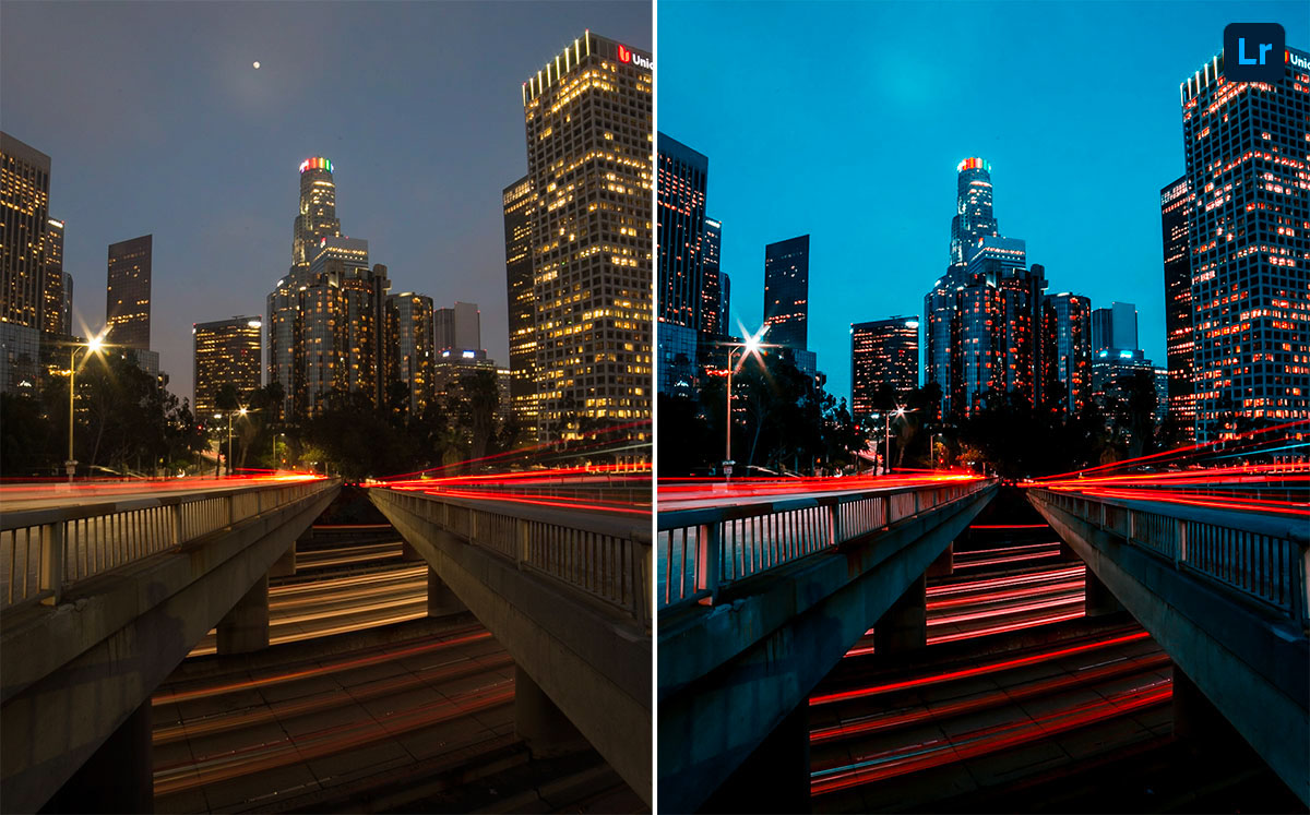 Late night LA Nights | Remix | Photoshop Lightroom
