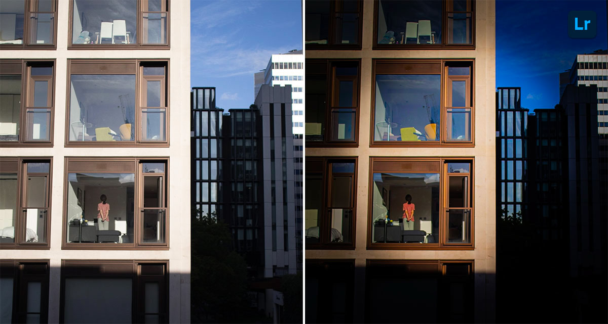 Woman in the window. | Edit | Photoshop Lightroom