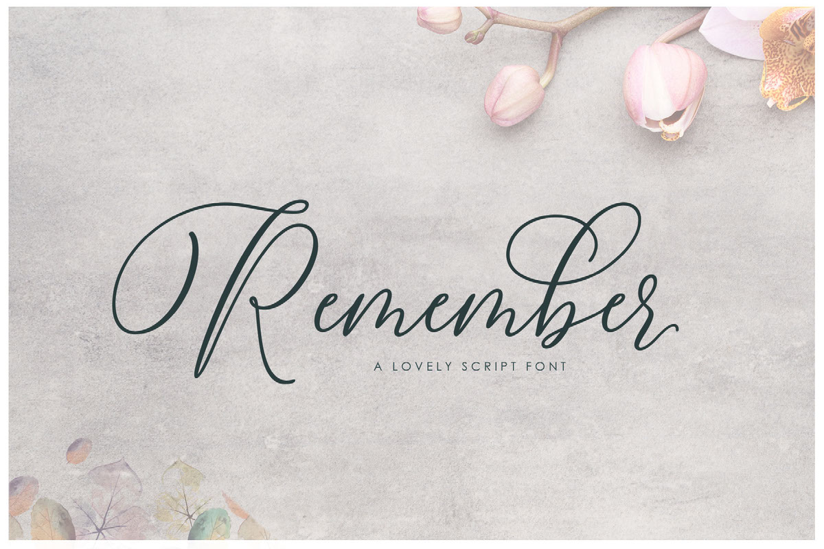 Remember Script on Behance :: Behance